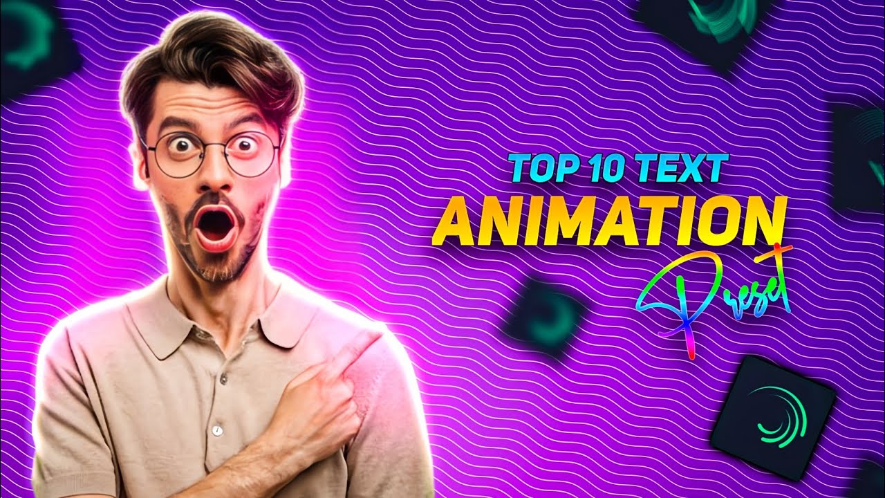 Top 10 Text Animation Preset Alight Motion | Text Preset | Text ...