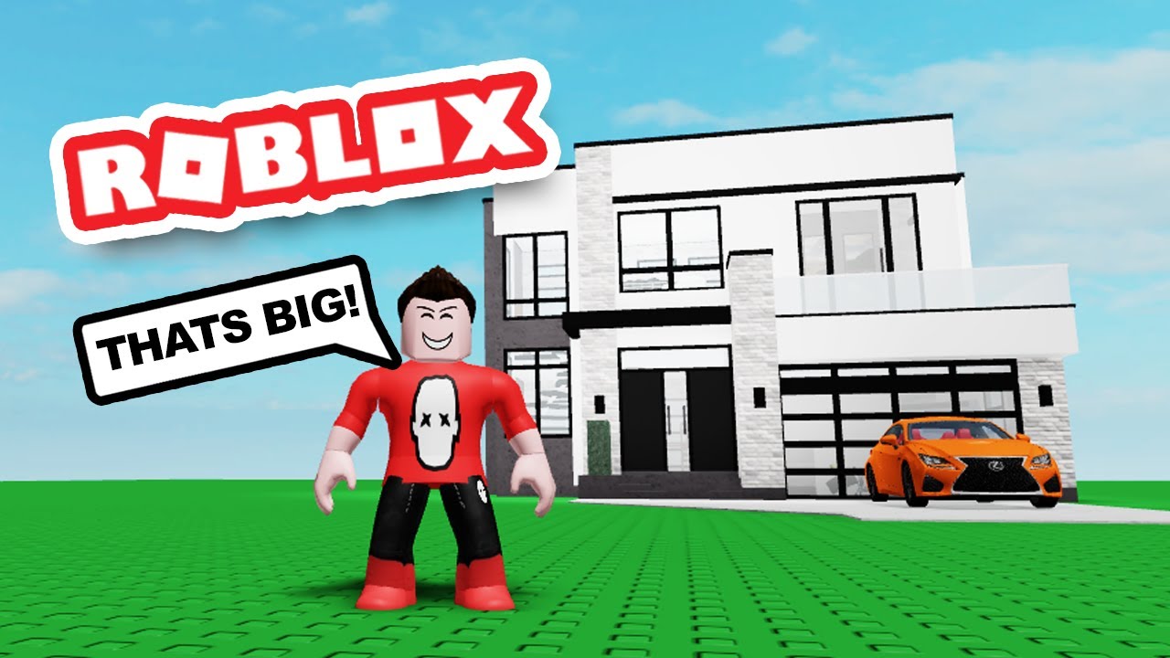 Building the BIGGEST MANSION in ROBLOX - YouTube
