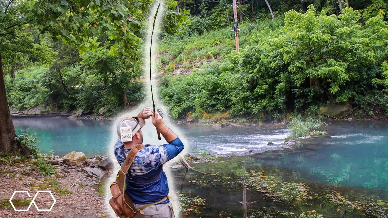 HE CAUGHT HIS FIRST RAINBOW TROUT! [Fishing with Outside the Levees ...