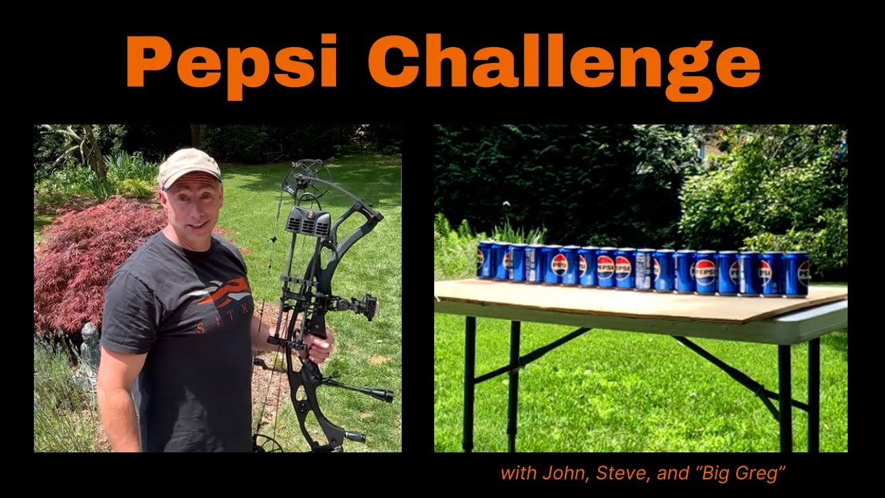 Soda Cans - Penetration Test | 60lb, 70lb, 80lb Hoyt RX Bows - YouTube