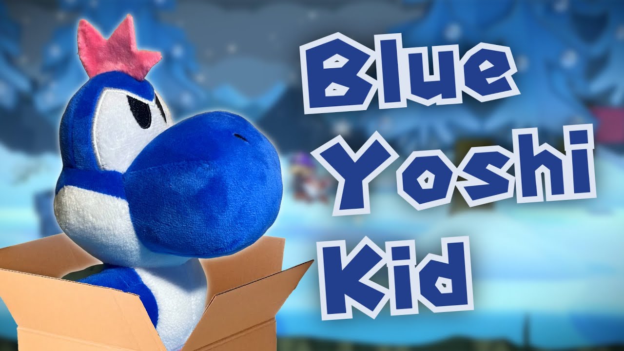Unboxing the New Bootleg Blue Yoshi Kid Plush! - YouTube