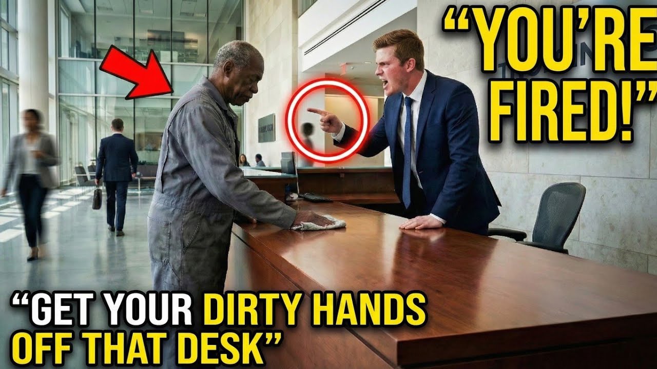 CEO Fires an 'Old Janitor' for Resting — 6 Minutes Later a Black Hawk ...