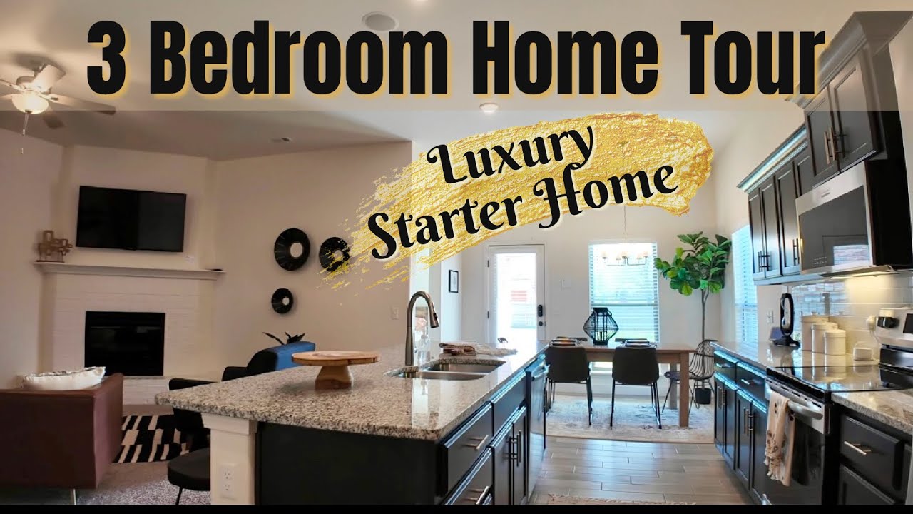 Luxury Starter Home Plan - House Tour - 3 Bedroom 2 Bath - YouTube