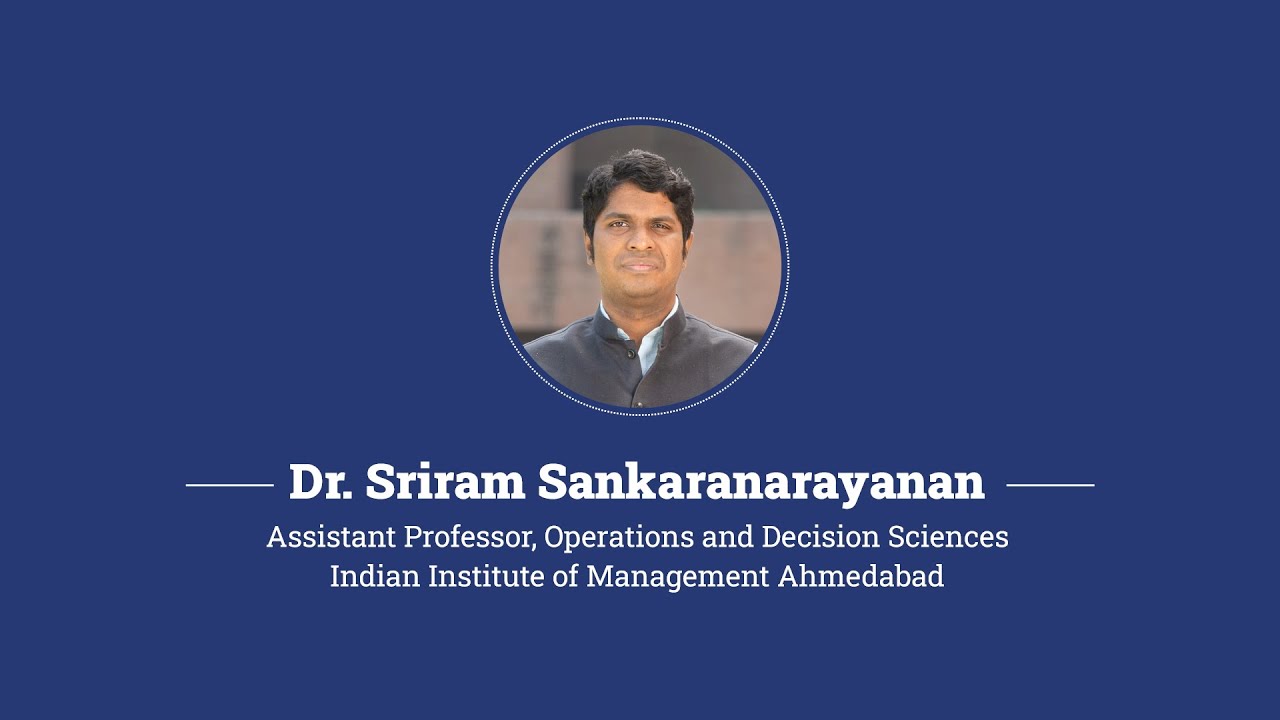 CTL Snippets E2: Prof. Sriram Sankaranarayanan, IIM Ahmedabad - YouTube