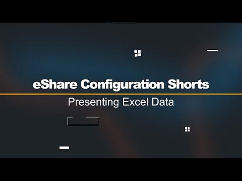 CADMATIC™ eShare for Marine Industry- Presenting Excel Data - YouTube