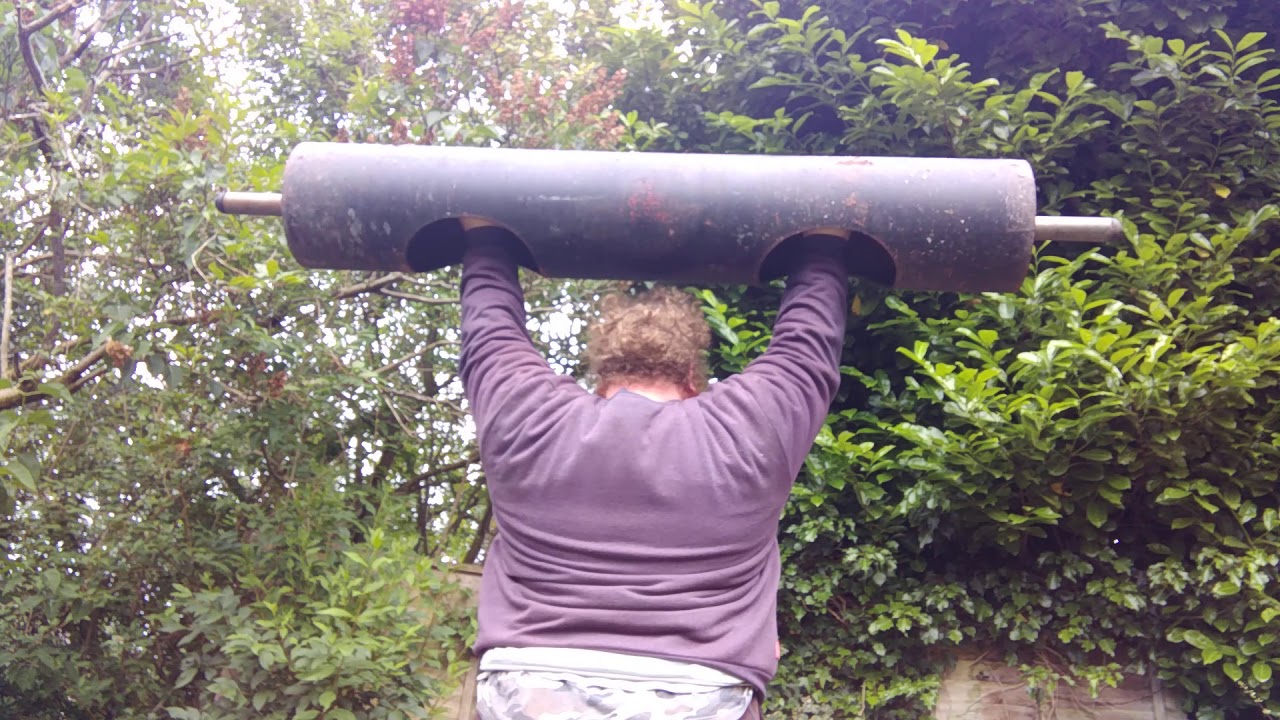 Log press 13reps x 130kg log set 1 - YouTube