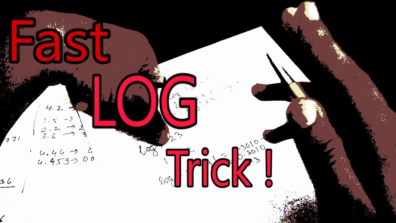 HOW TO SOLVE LOG FASTER THAN ANYONE BY HANDS [Hindi] - YouTube