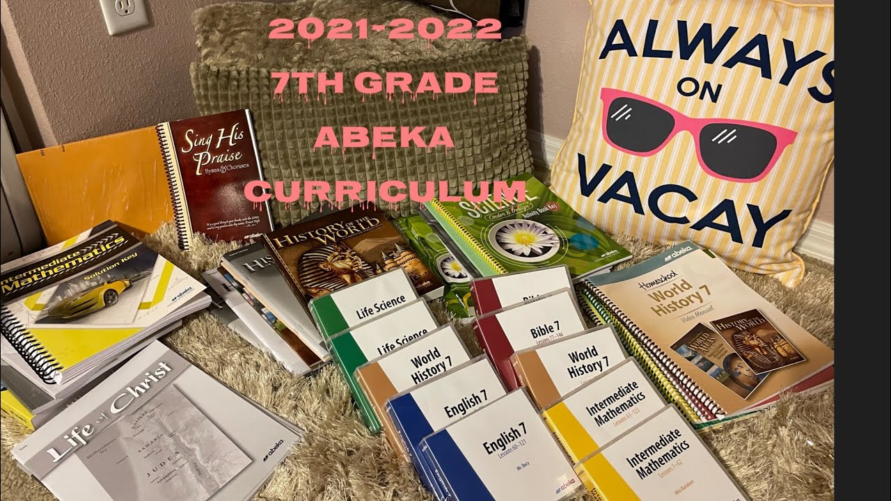 2021-2022 Abeka school curriculum/unboxing my Abeka school curriculum ...