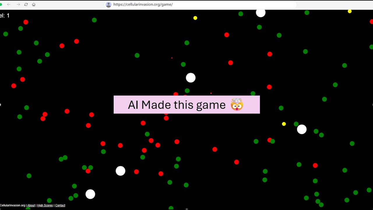 I used Websim to make a video game with Claude 3.5 Sonnet AI! - YouTube