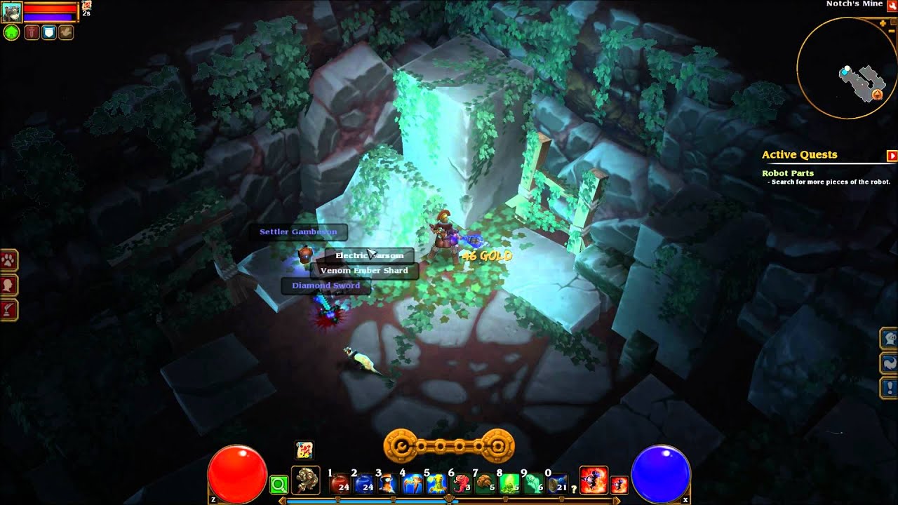 Torchlight 2 - Minecraft Easter Egg - YouTube