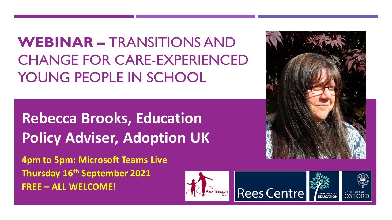 Transitions and change for care-experienced young people in school ...