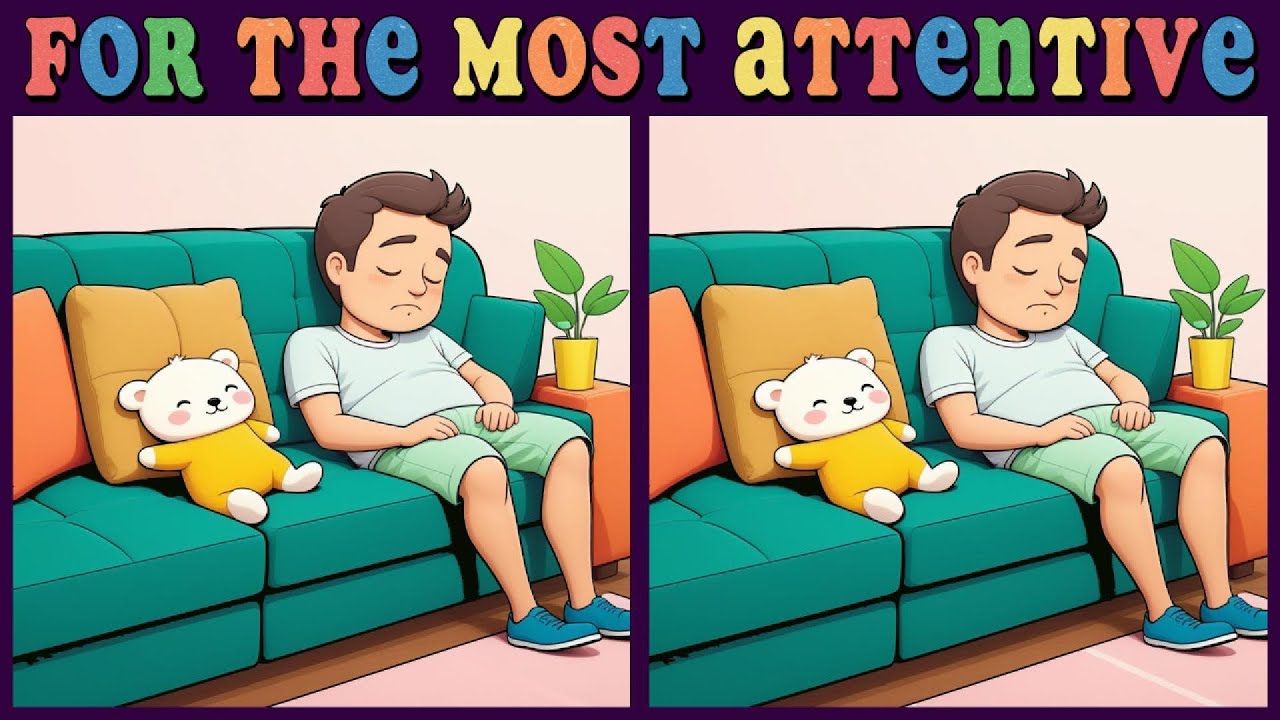 Spot the 3 differences 🧩 Try to find all the differences in the time ...