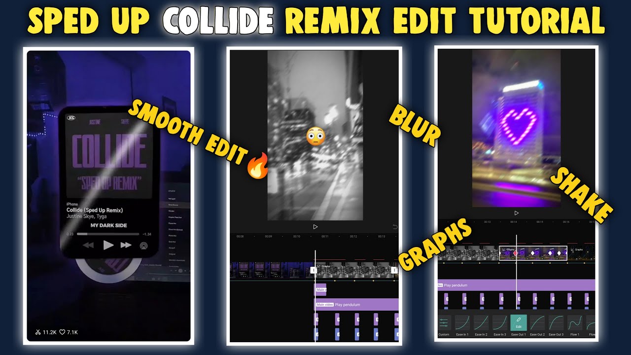 COLLIDE SPED UP REMIX SMOOTH EDIT TUTORIAL🔥 | CAPCUT ADVANCE TUTORIAL | Petmalu Edits - YouTube
