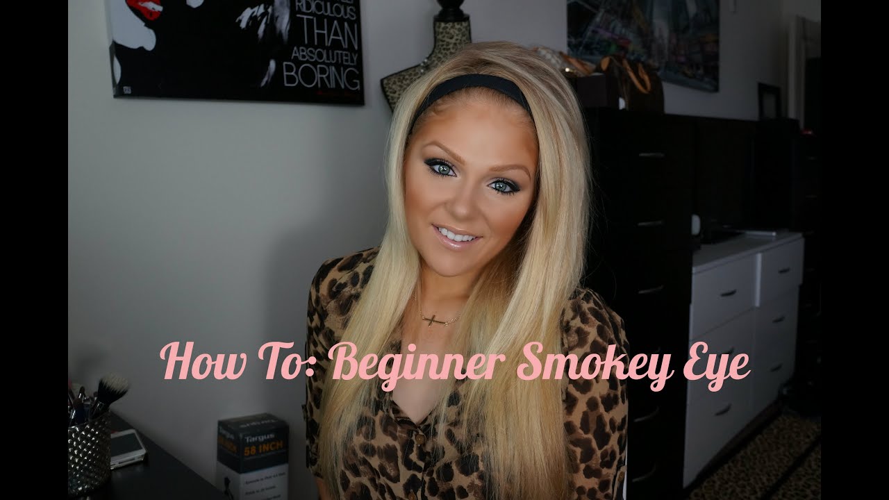 Simple Smokey Eye for Beginners - YouTube