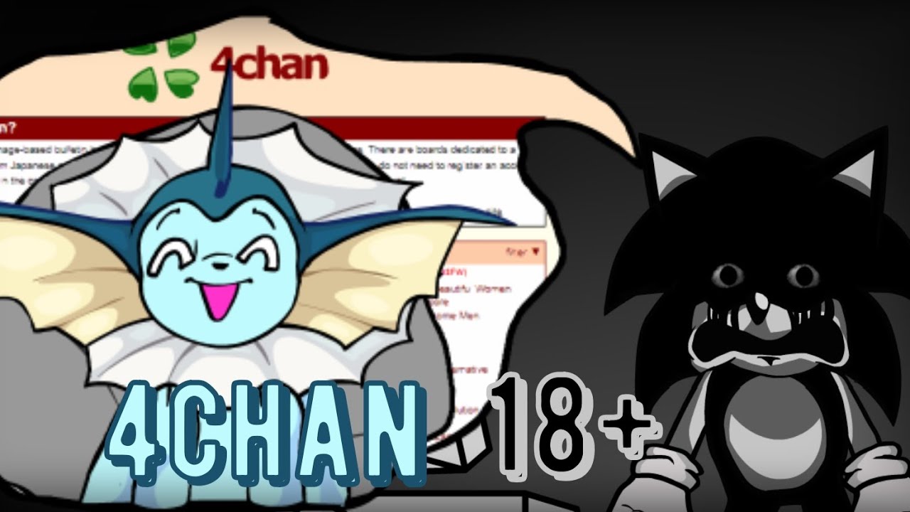 4chan 18+' Sonic exe vs Vaporeon disturbance cover - YouTube