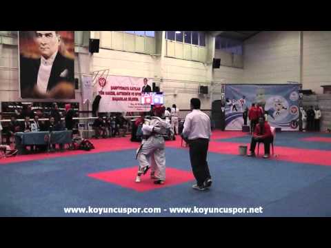 46kg Busenur Koroglu vs Merve N. Parlak (2014 İntern. The queen of TKD Tournment)