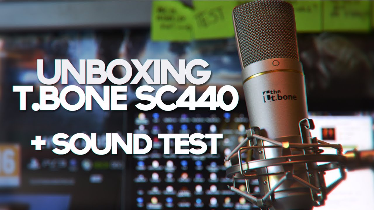 UNBOXING THE T.Bone SC440 USB Podcast - FR - YouTube