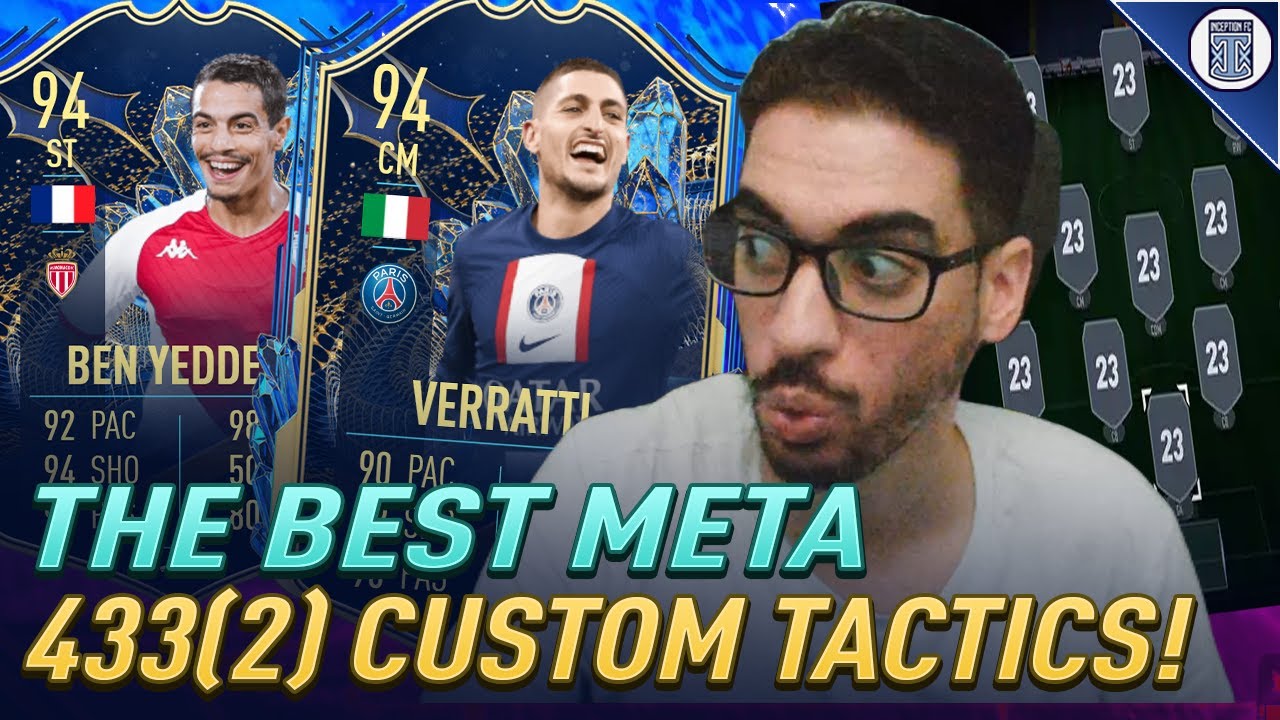 THE BEST META 433(2) FORMATION & CUSTOM TACTICS FOR FIFA 23 ULTIMATE ...