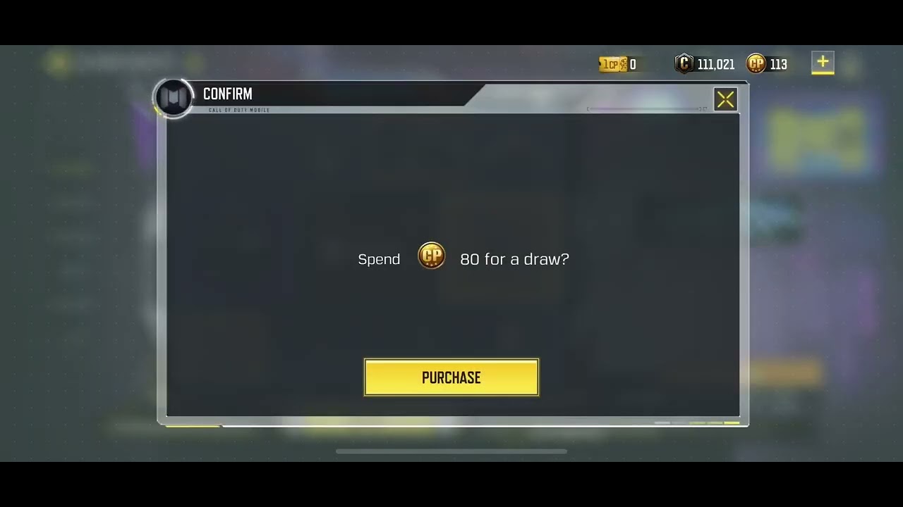 Call of duty mobile The Altered Reality Lucky Draw, 2 spins, spending ...