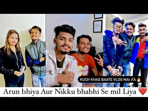 Arun Rathore Meets And Nikku Rathore ️ | Arun Rathore | Real Anuj Vlogs ...
