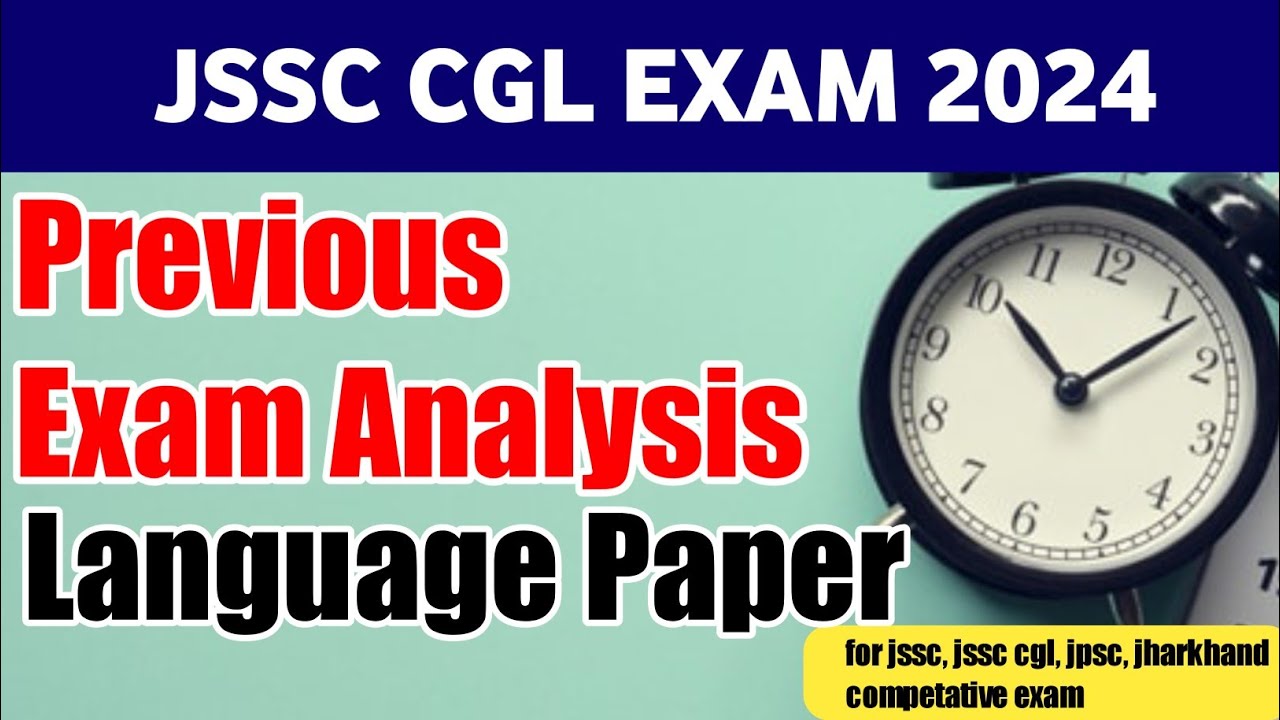 pyq jssc language papers question pattern || jssc cgl exam 2024 || jssc ...
