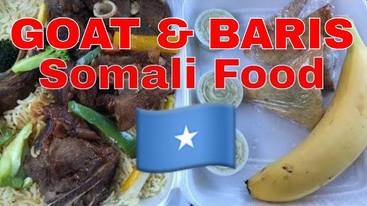 Somali Food 🇸🇴 Goat & Baris(Rice) with Sambusa | MUKBANG & REVIEW - YouTube