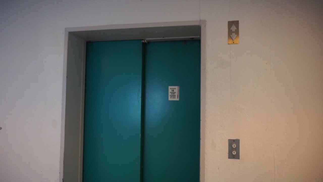 Locked off 1973 Siemens traction elevator @ Gellerup Bibliotek (Library ...