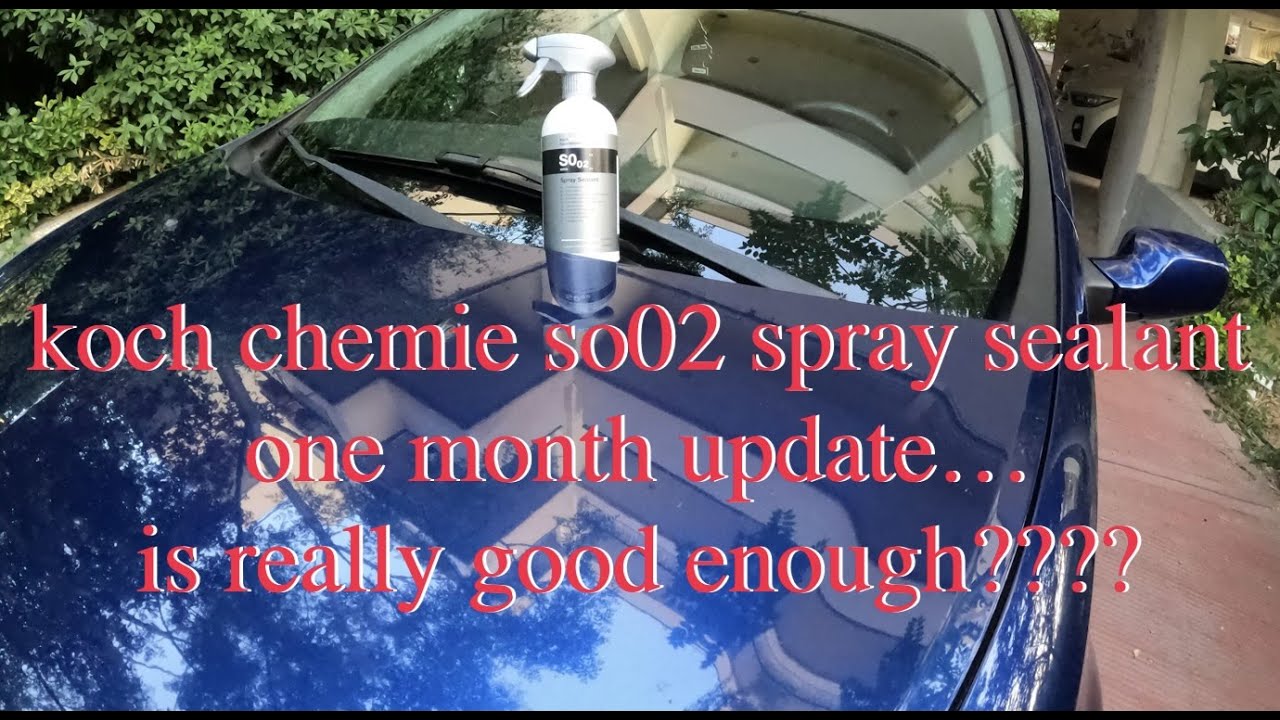 Testing The Koch Chemie SO 02 Spray Sealant After One Month ...