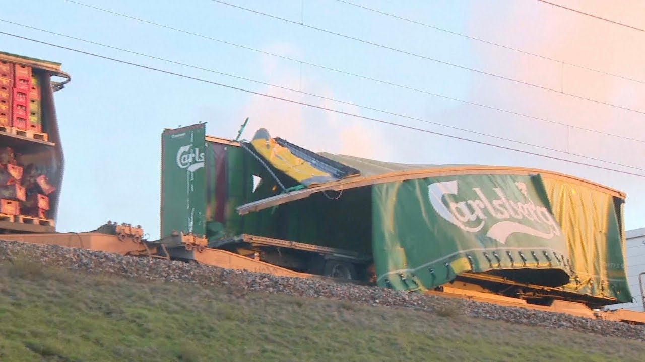Denmark train crash: Six dead, 16 others injured - YouTube