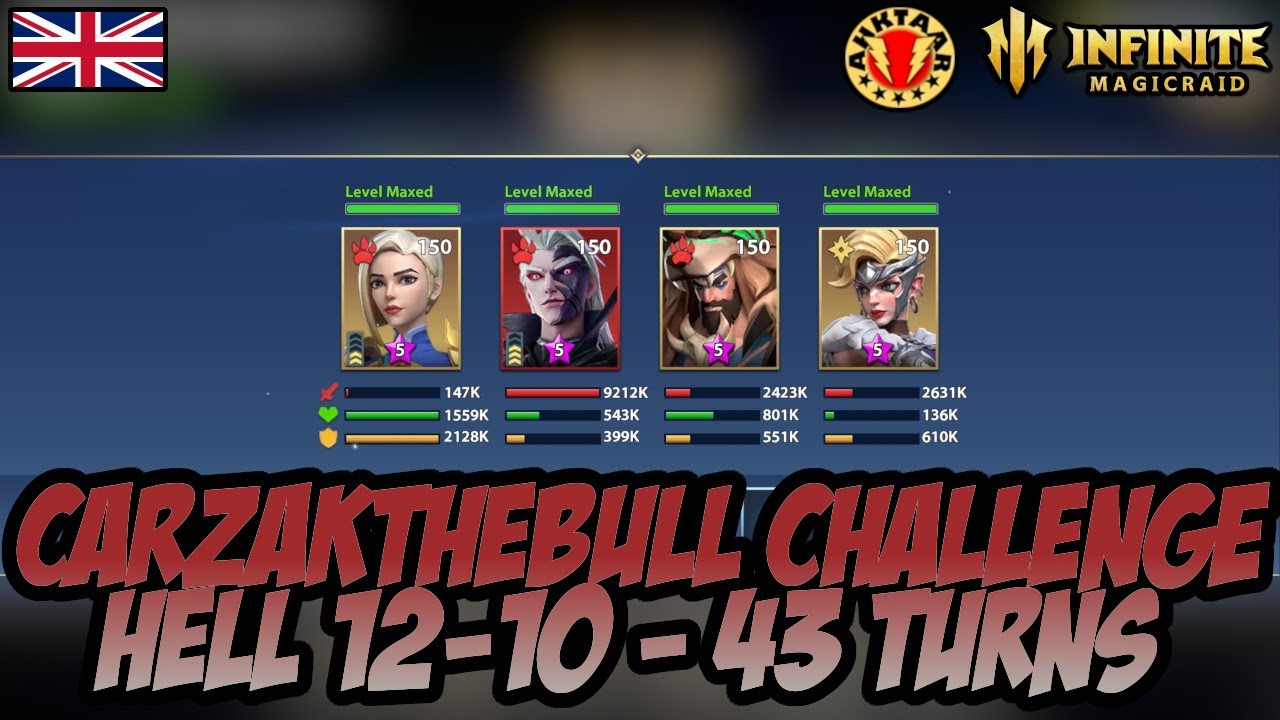 [Infinite Magicraid] HELL 12-10 in LESS THAN 40 turns?? - YouTube