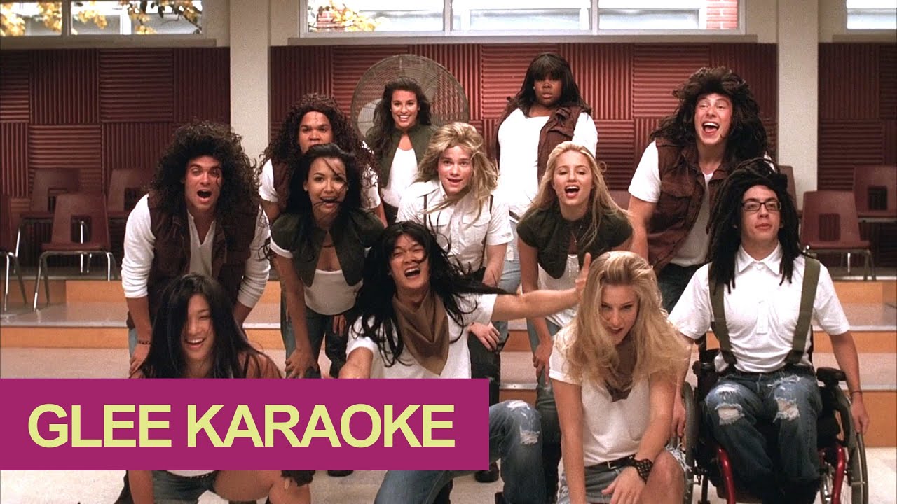 Hair / Crazy In Love - Glee Karaoke Version - YouTube