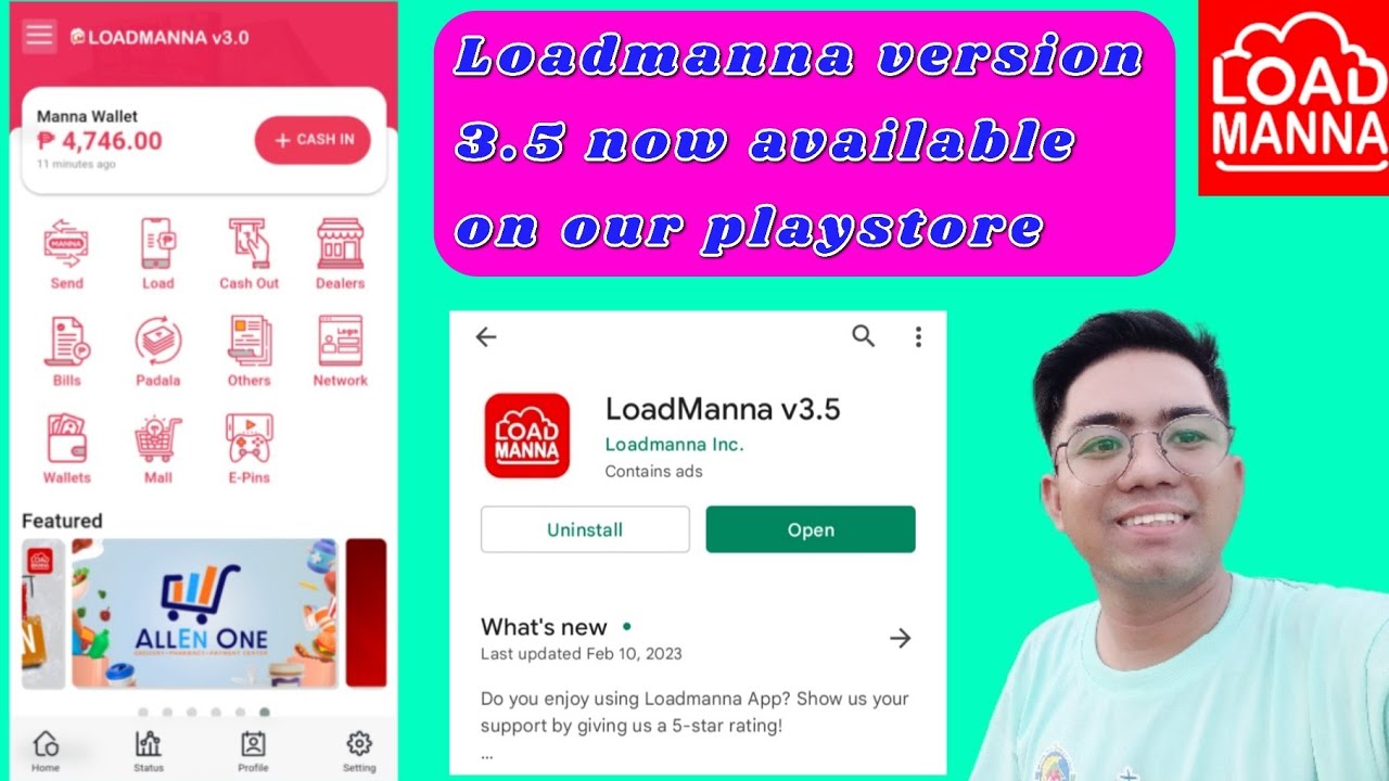 How to Download Version 3.5 Loadmanna Apps | iManna Tv Mindoro - YouTube