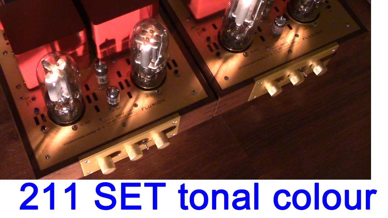 211 high power transmitting tube SE amplifier tonal colour test ; model ...