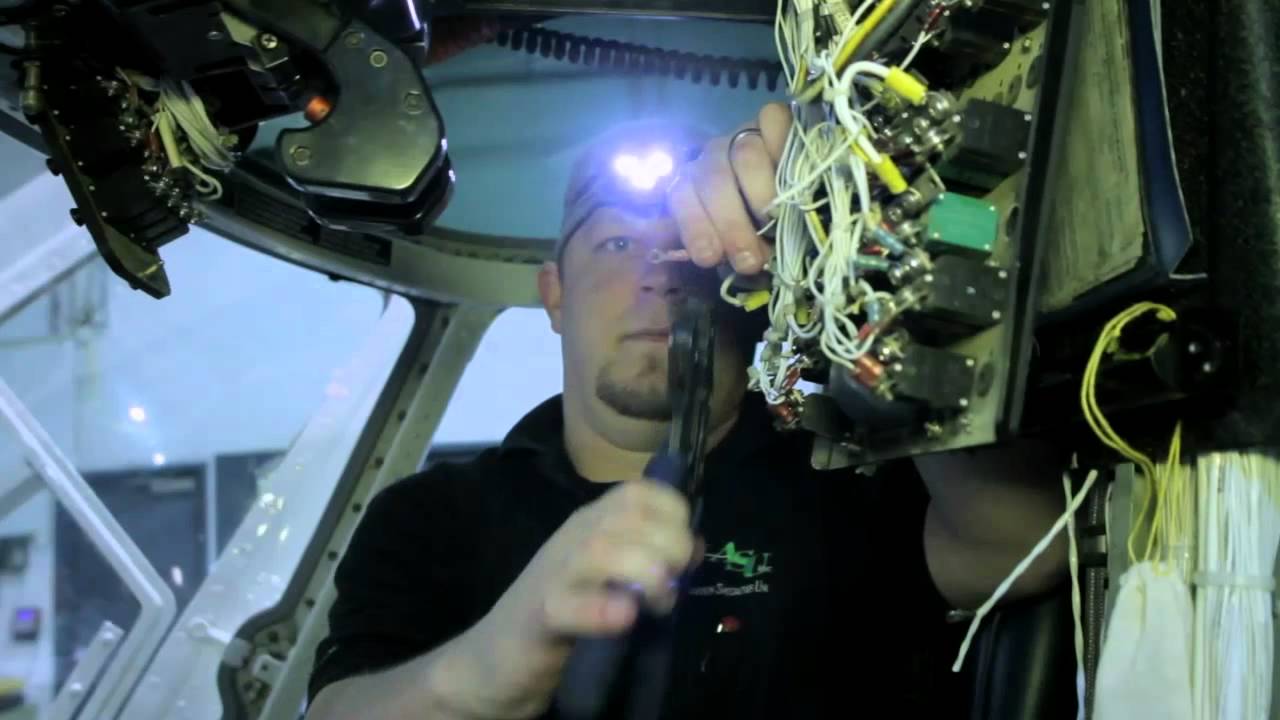 ASU Night Vision - NVIS Cockpit Mods - YouTube