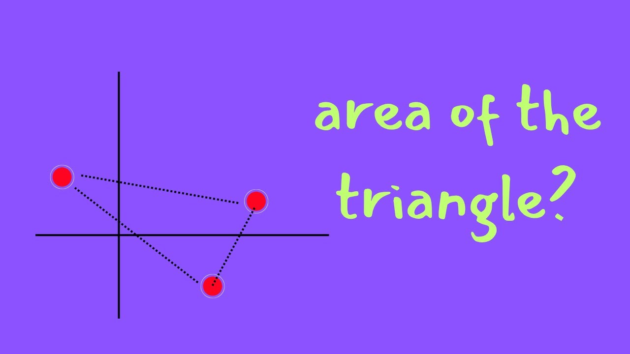 Area of #triangle using #three_points in 20 seconds #mathematics # ...