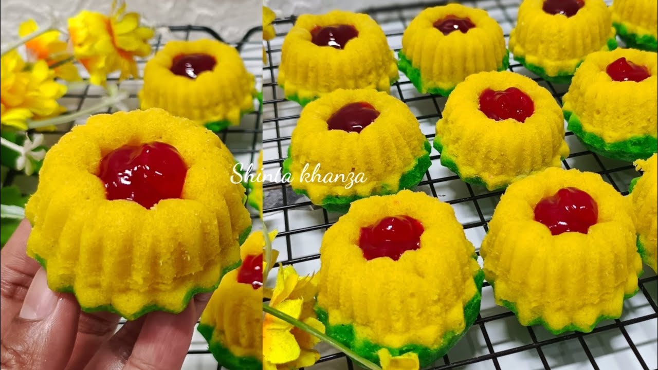 RESEP KUE BOLU MINI KUKUS 2 TELUR PALING ENAK || IDE JUALAN PALING ...