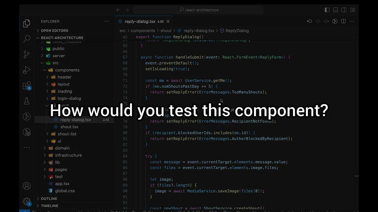 Path To A Clean(er) React Architecture (Part 6) - Business Logic Separation - YouTube