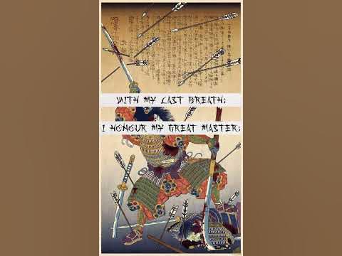 The Samurai's Death Haiku Poem #shortsvideo #13 - YouTube