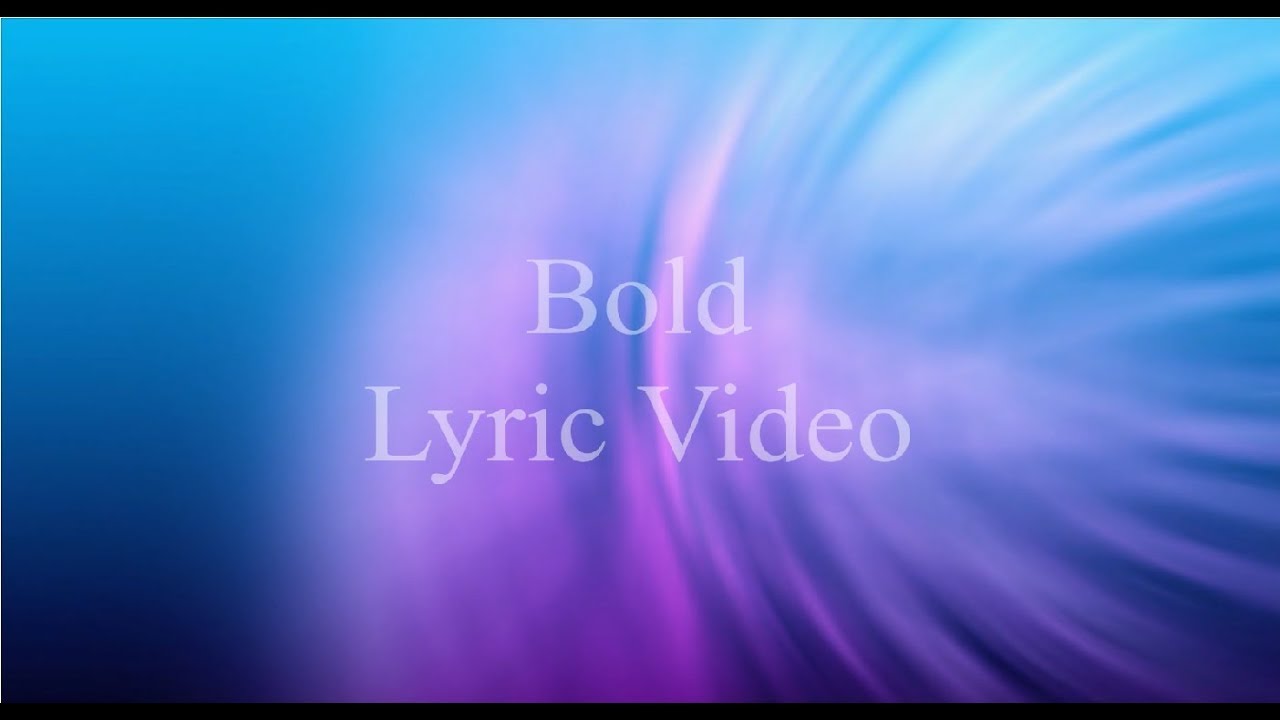 Ledger - Bold (Lyric Video) - YouTube