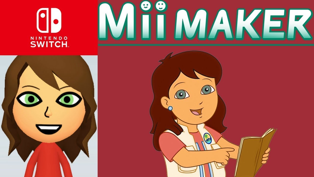 Mii Maker How To Create Alicia From Go Diego Go - YouTube