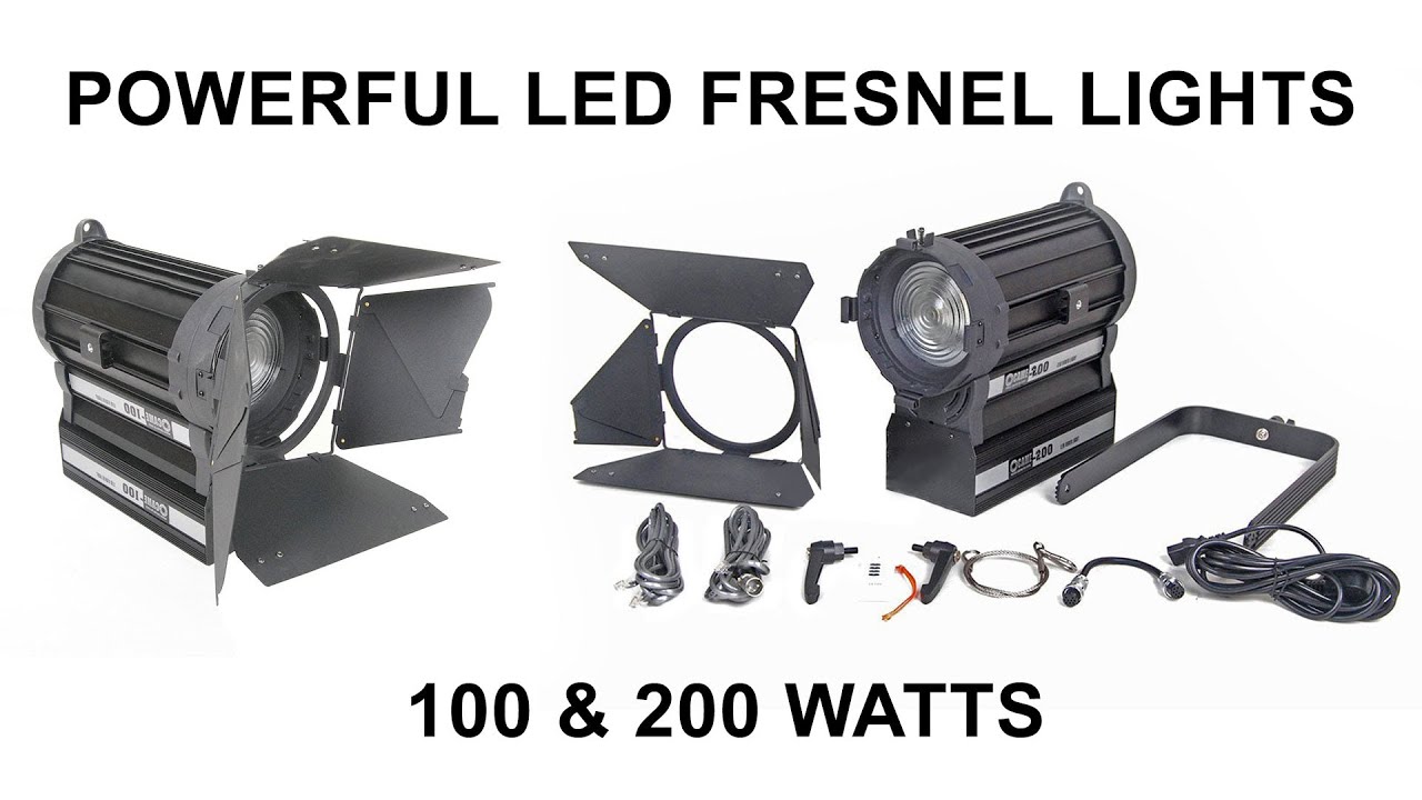 LED Fresnel Lights - YouTube