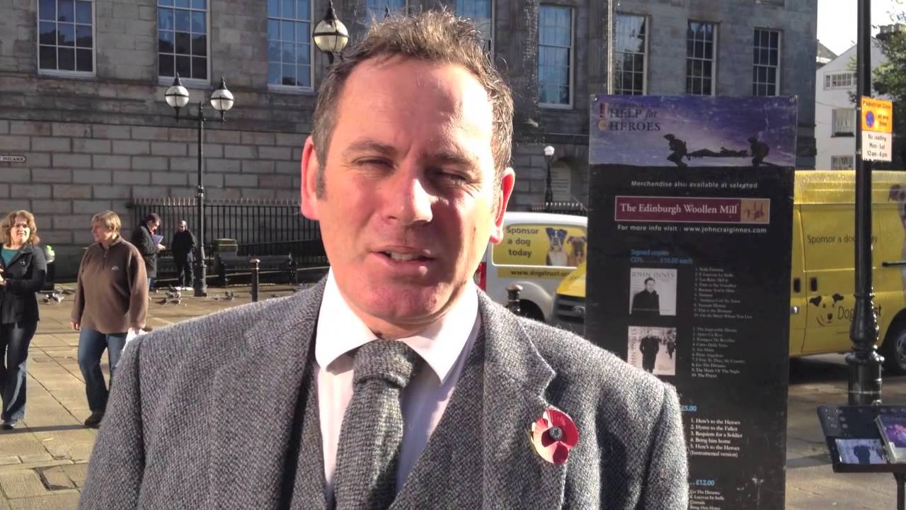 John Craig Innes live in Stafford Market Square - 3rd November 2012 ...