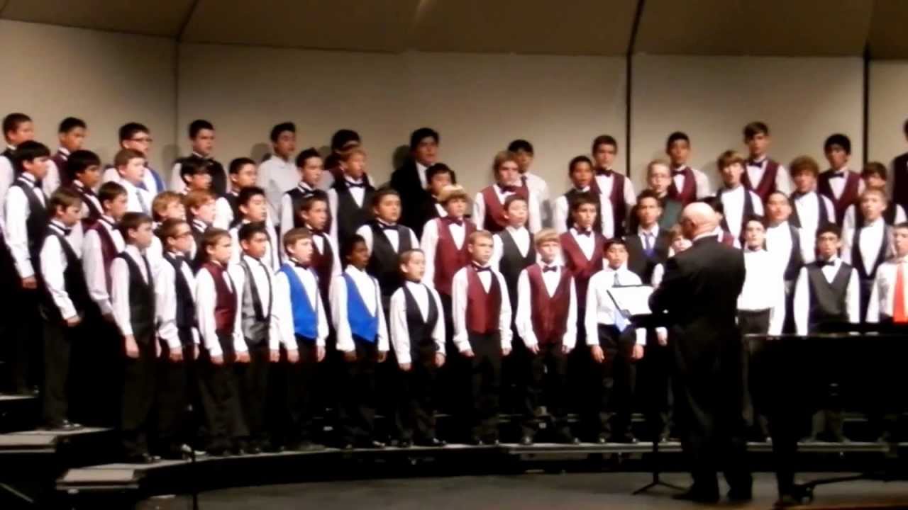 TMEA All Region Choir 2012-2013 - TTB - Psallite and Passing By - YouTube