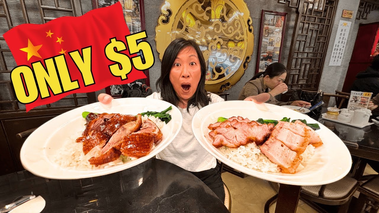 $5 Chinese Food Tour in Guangzhou, China | Everything We Eat is $5 Or ...