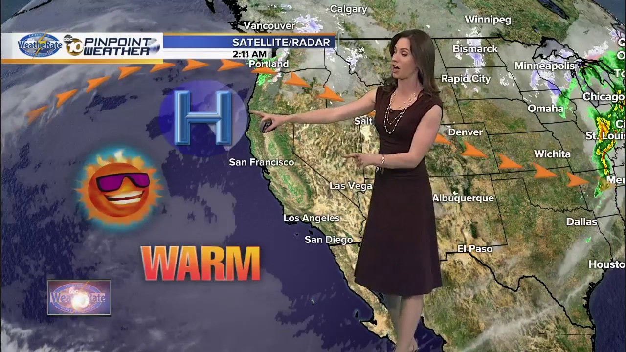 10News Pinpoint Weather with Meteorologist Megan Parry - YouTube
