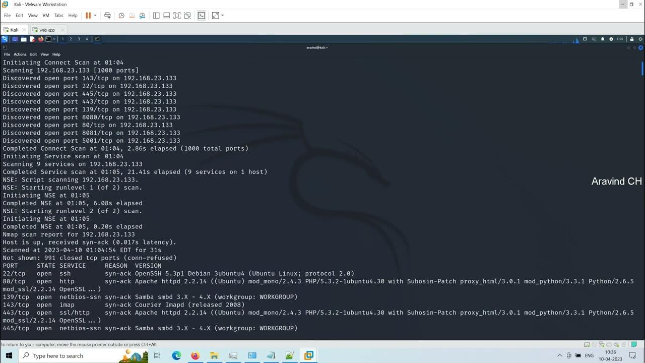 how to web server fingerprinting with nmap in Kali Linux - YouTube