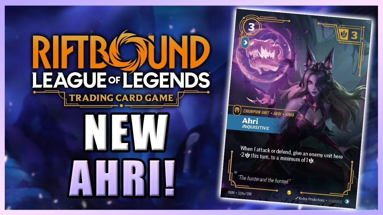 FINALLY Ahri Is Playable! | Riftbound Spoiler Recap - YouTube