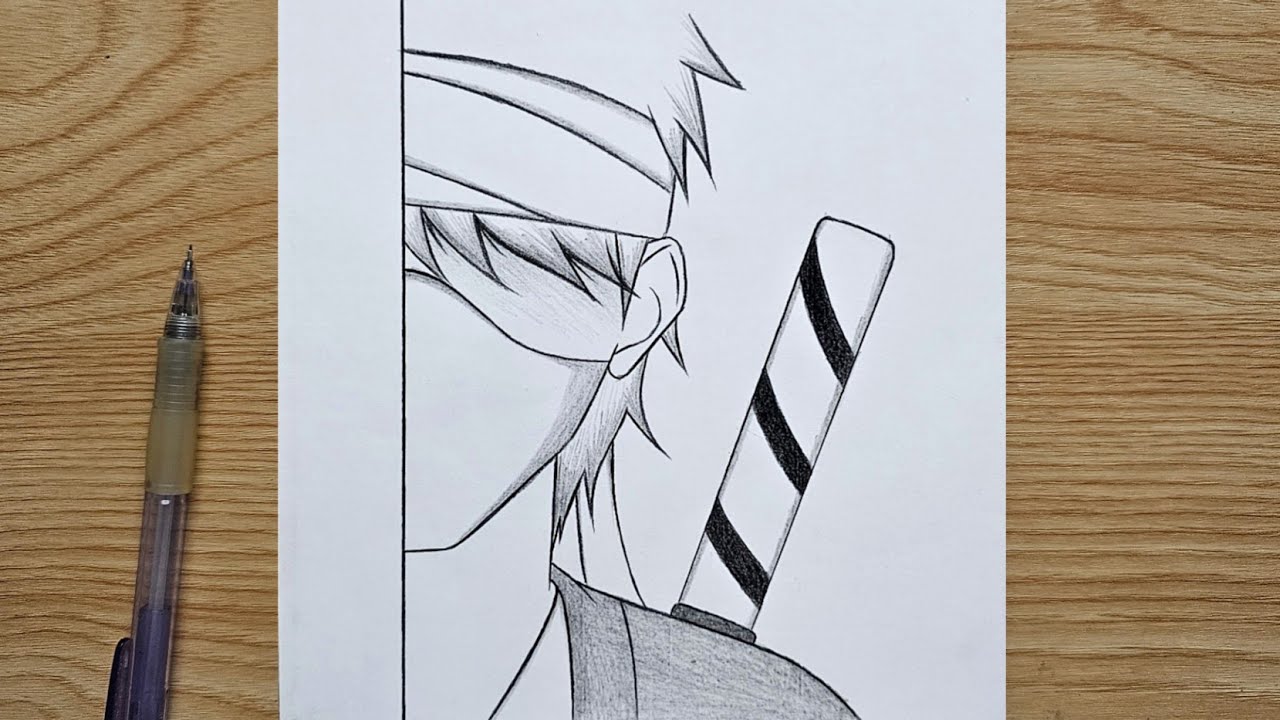 drawing step by step for beginners | how to draw anime ninja | ninja ...