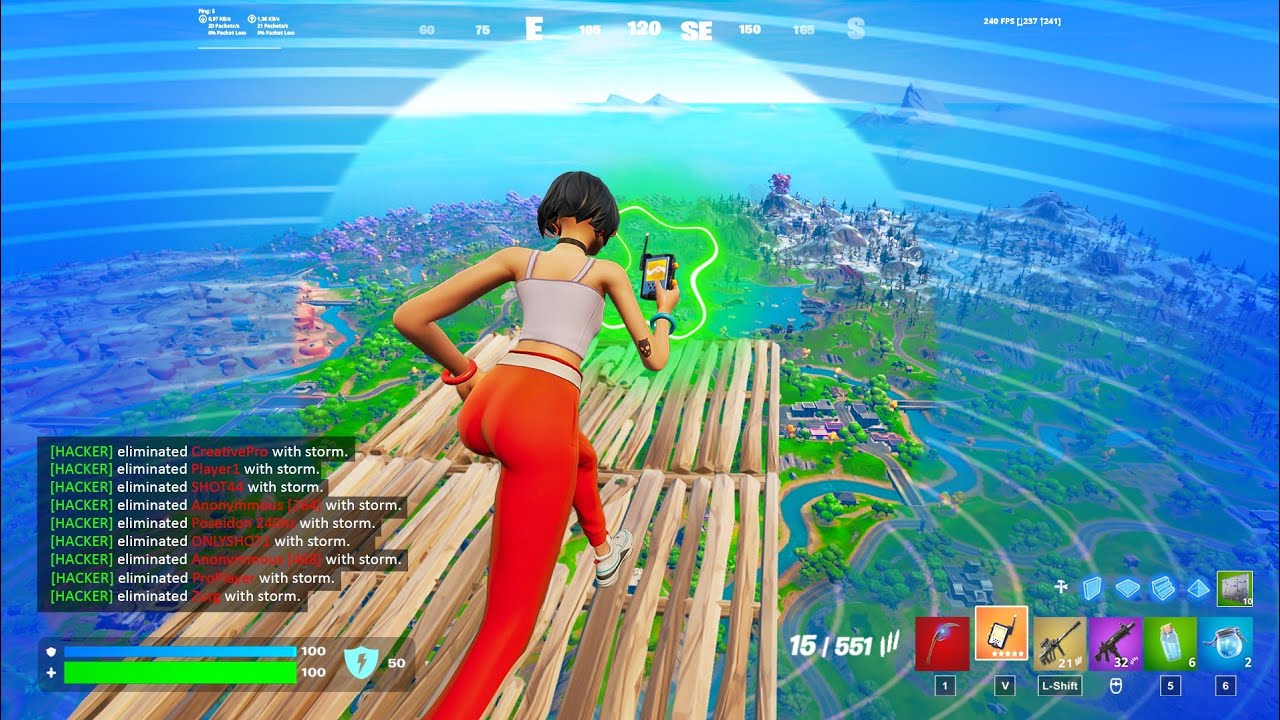 Using HACKS To Cheat In Fortnite Season 3! - YouTube