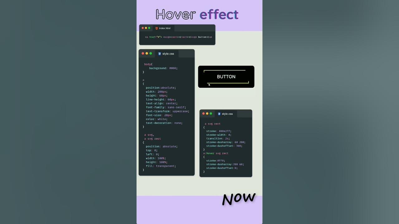 Buttons with Awesome Hover Effects Using Only HTML & CSS - YouTube